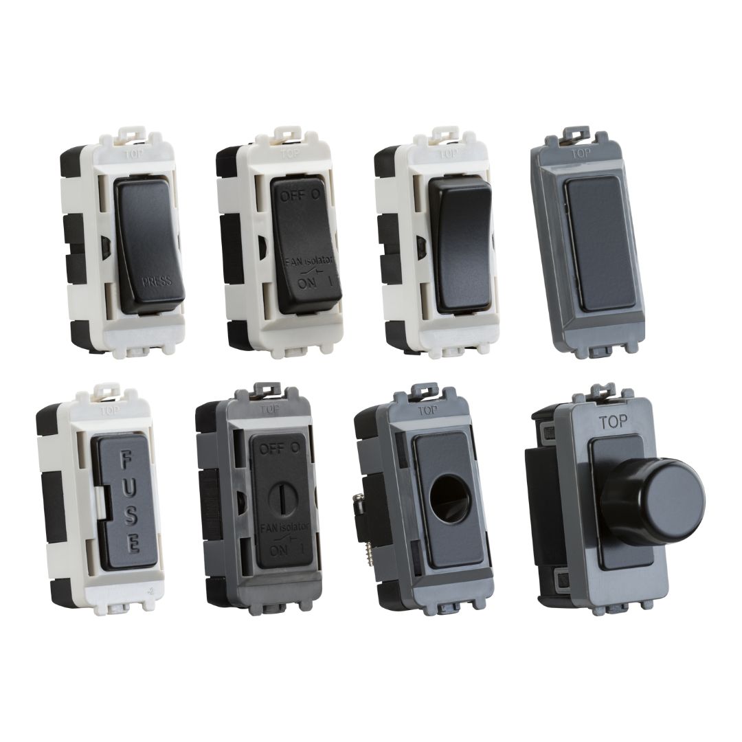 Grid Switches Black Knightsbridge - EWS